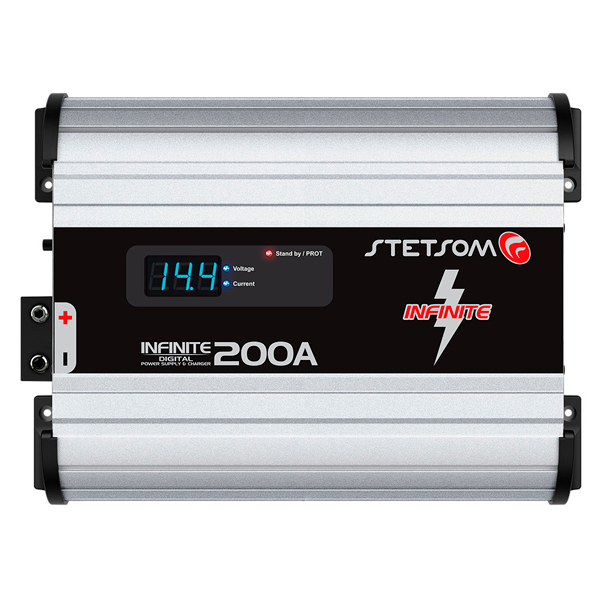 FONTE AUTOMOTIVA DIGITAL STETSOM INFINITE 200A BIVOLT VOLTIMETRO LED ...